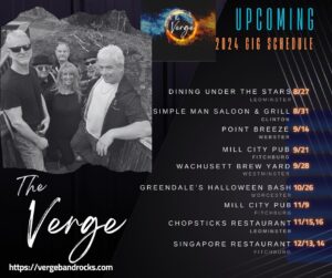 Upcoming Events - The Verge Band
