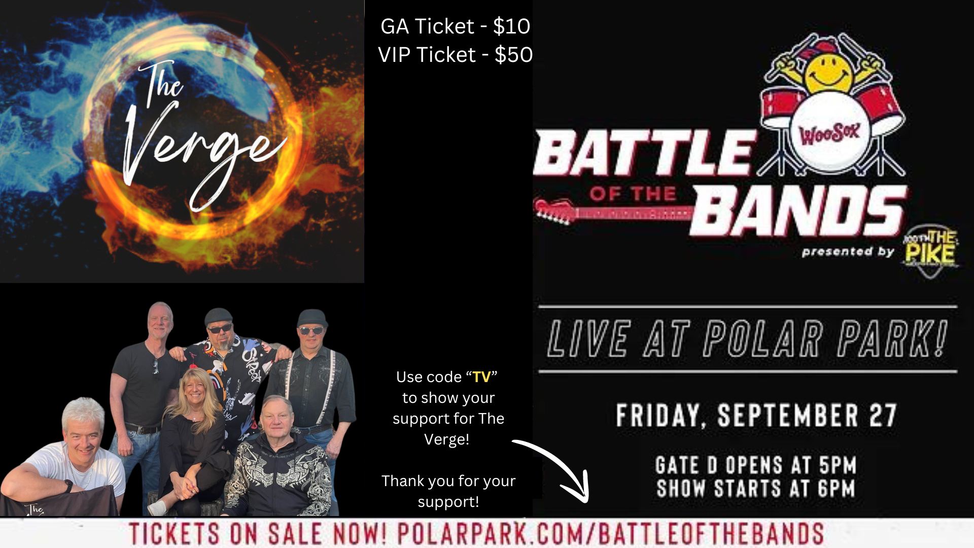 Upcoming Events - The Verge Band